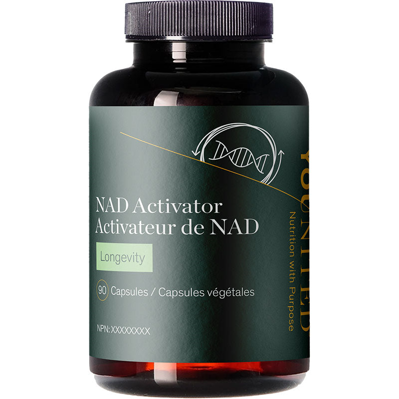 Younited Wellness NAD Activator 90 Capsules — Popeye's Supplements Edmonton