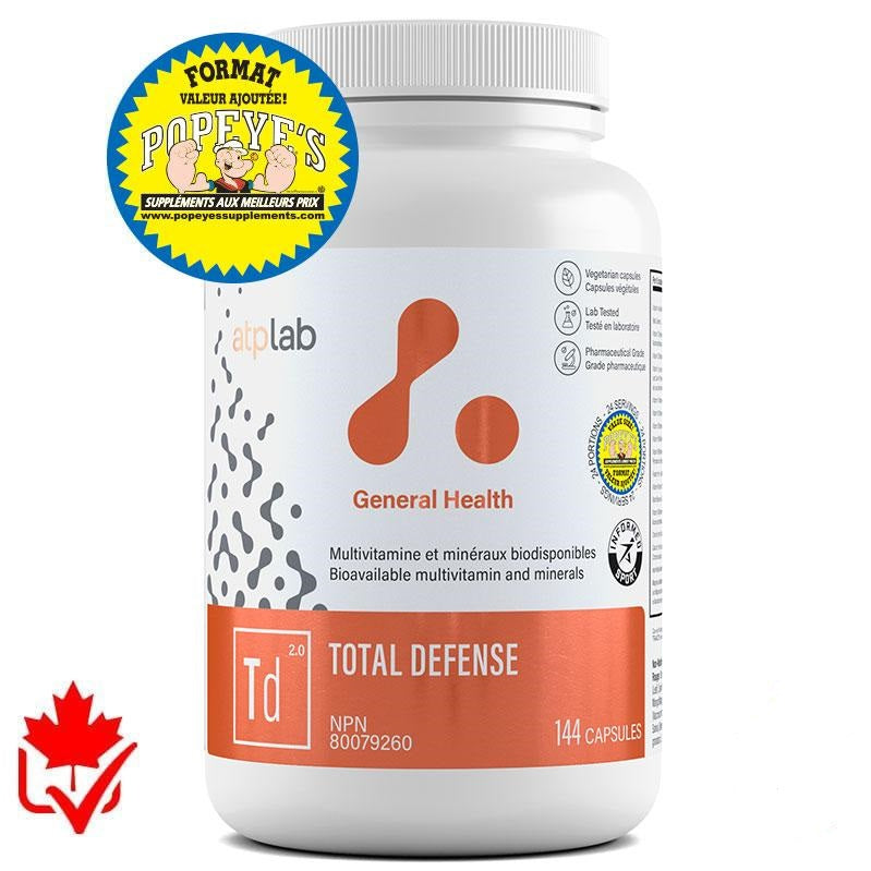 ATP Total Defense 144 Capsules — Popeye's Supplements Edmonton