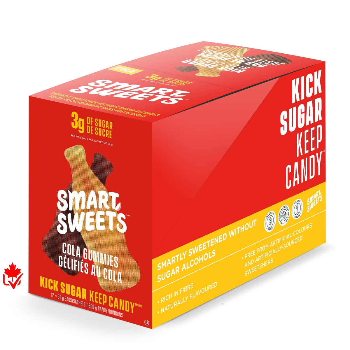 Smart Sweets Cola Gummies Case of 12 — Popeye's Supplements Edmonton