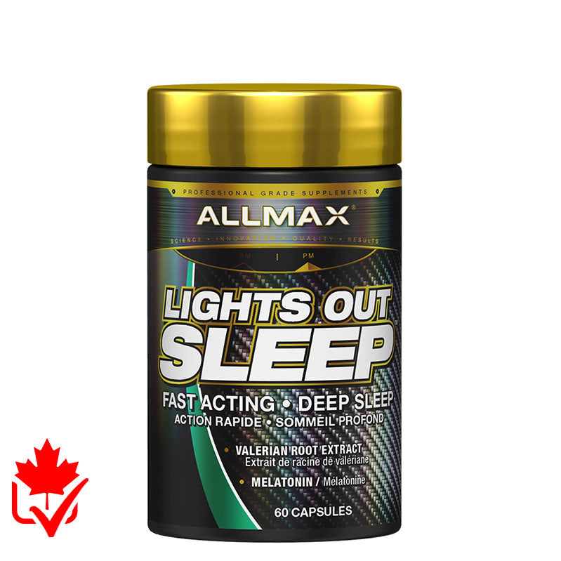 Allmax Lights Out Sleep 60 Capsules — Popeye's Supplements Edmonton