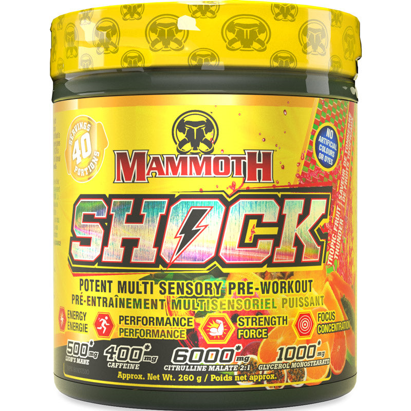 Mammoth Shock 40 Servings — Popeye's Supplements Edmonton